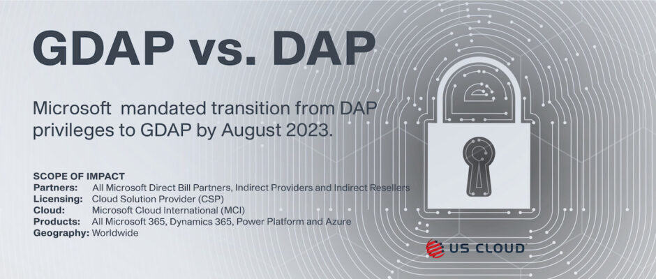 Sicurezza e conformità Microsoft: GDAP vs. DAP - Cloud USA