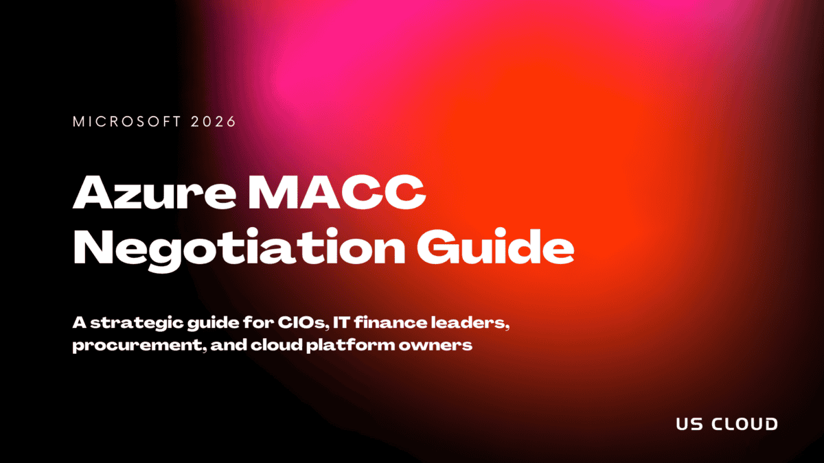 Azure MACC ネゴシエーションガイド - 米国クラウド